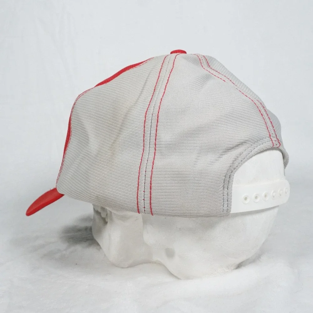 Accessories | Vintage Halliburton Oil Trucker Hat Red Gray Rope ...